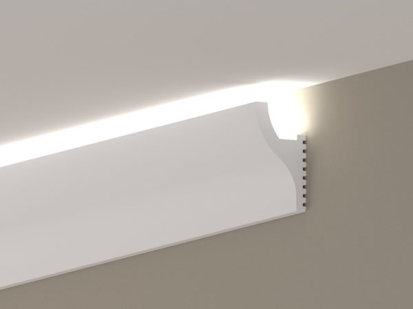 CHL3260 Cornisa polimer pentru Banda Led-Fabricat in Romania - Cornisa LED